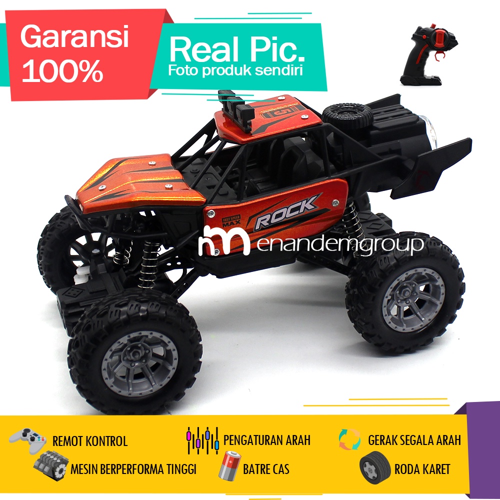 Jual Mainan Mobil Remot Kontrol RC Offroad Climbing Rock Crawler UAP Asep | Shopee Indonesia