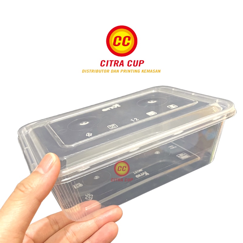 Jual Kotak Makan 750 Ml Takeaway Box Nasi Microwave Thinwall Food