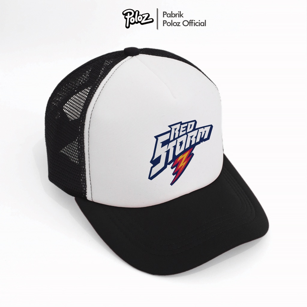 Jual TOPI PRIA TOPI TRUCKER SABLON RED STORM TOPI DEWASA TOPI DISTRO ...
