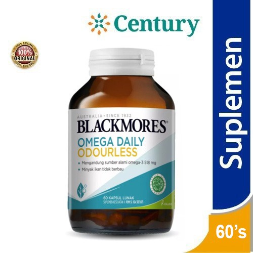 Jual Blackmores Omega Daily Isi 60 Kapsul/Omega 3/kolesterol/Suplemen ...