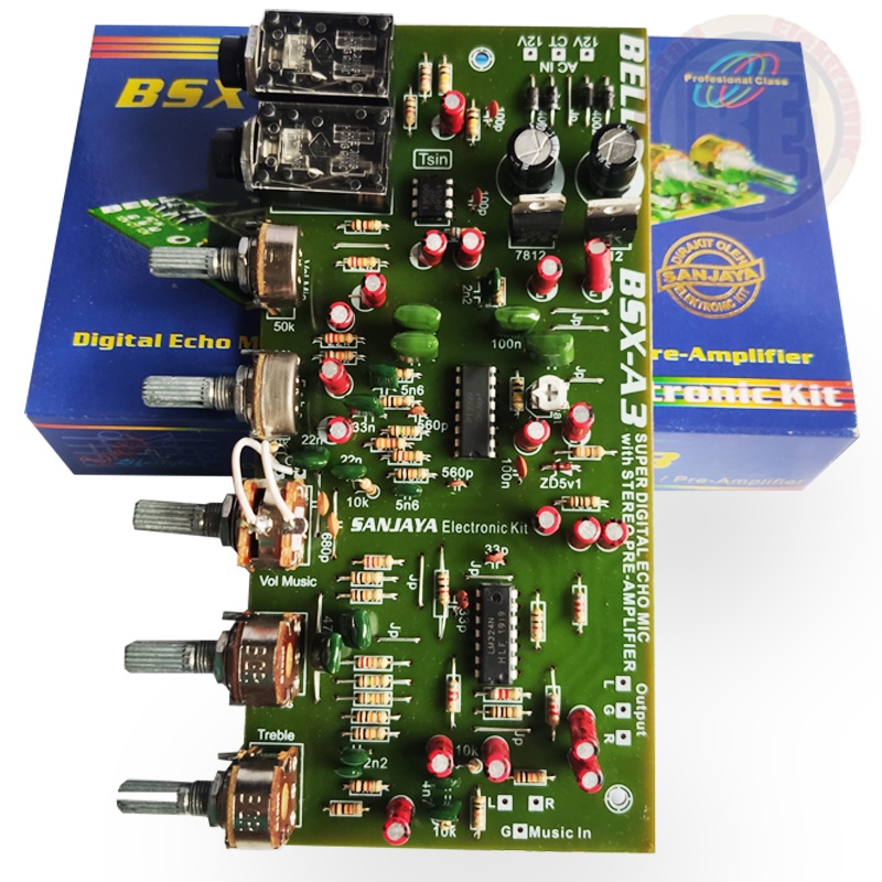 Jual Kit Tone Control plus Mic Echo BSX A3 BELL | Shopee Indonesia