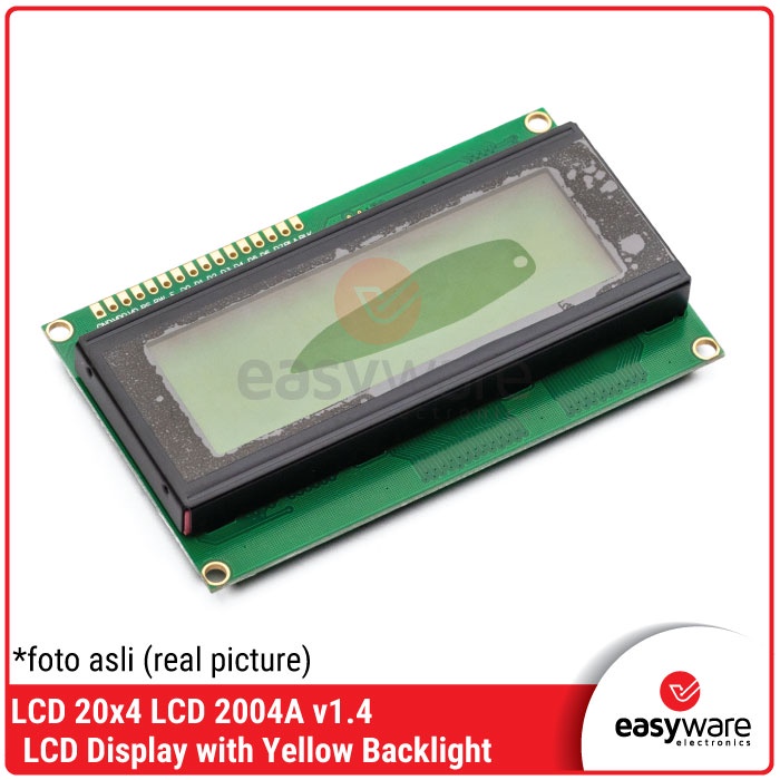 Jual LCD 20x4 LCD 2004 HIJAU YELLOW GREEN BACKLIGHT | Shopee Indonesia