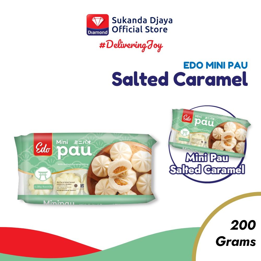 Jual Edo Mini Pau Salted Caramel 200 gr Buy 1 Get 1 Free | Shopee Indonesia