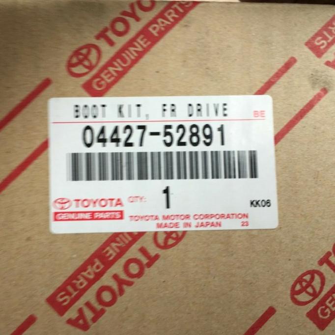 Jual Boot Kit Front Drive Shaft Yaris Atau Vios 04427-52891 Ori ...