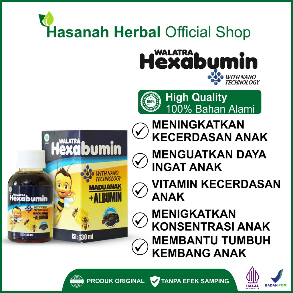 Jual Walatra Hexabumin Madu Vitamin Otak Anak Dan Dewasa Untuk ...