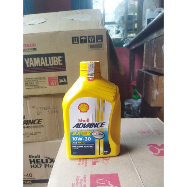 Jual Oli mesin shell advance AX5 800ml untuk semua jenis motor matic ...
