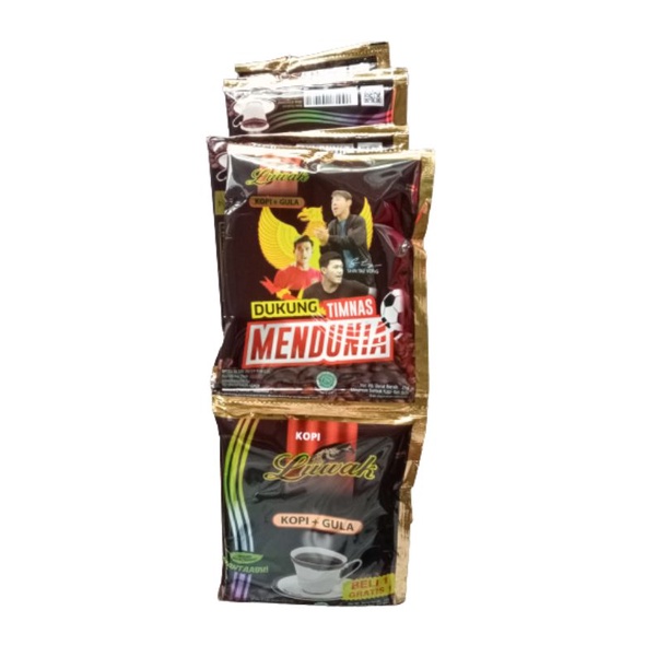 Jual Kopi Luwak Plus Gula Black Coffee Renteng (Isi 20sachet @25gr ...