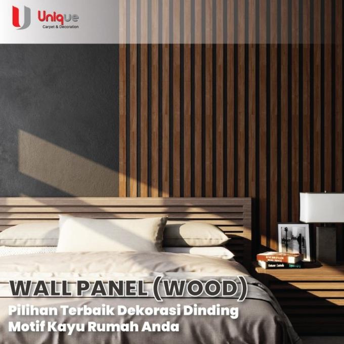 Jual WallPanel 3D Partisi / Wood Panel PVC Kisi Kisi Dinding Solid Kayu ...