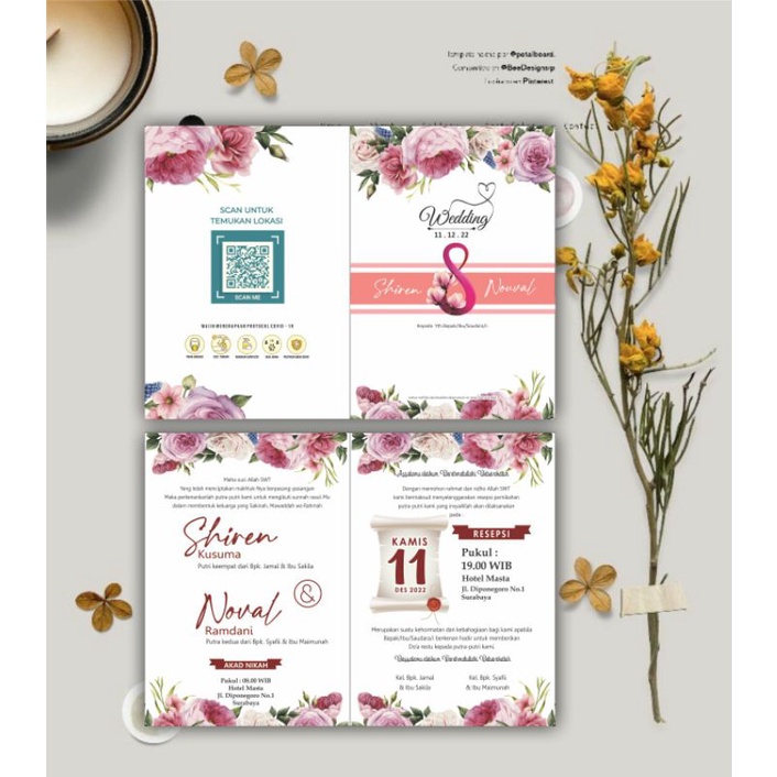 Jual undangan viral / undangan custom / undangan pernikahan / undangan ...