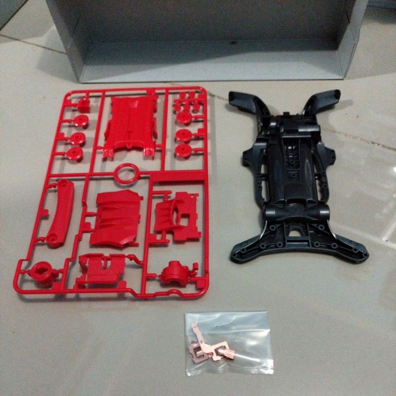 Jual Tamiya Chassis Ar Set / Ar Chassis Grey + Gearbox Merah + Terminal ...