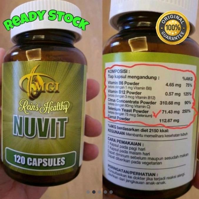 Jual NUVIT Suplemen/Vitamin asli MGI/MCI | Shopee Indonesia