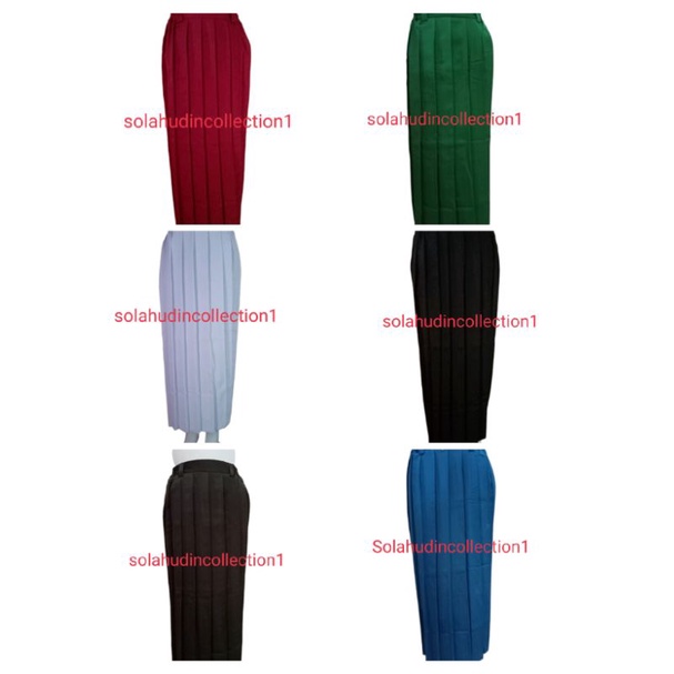 Jual ROK PANJANG SD MI MDA RA REMPEL FULL REMPEL ATAS MODEL MAKSI ROK ...
