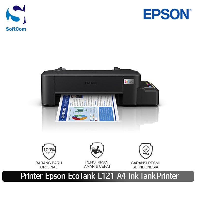 Jual Printer Epson EcoTank L121 A4 Ink Tank Printer | Shopee Indonesia