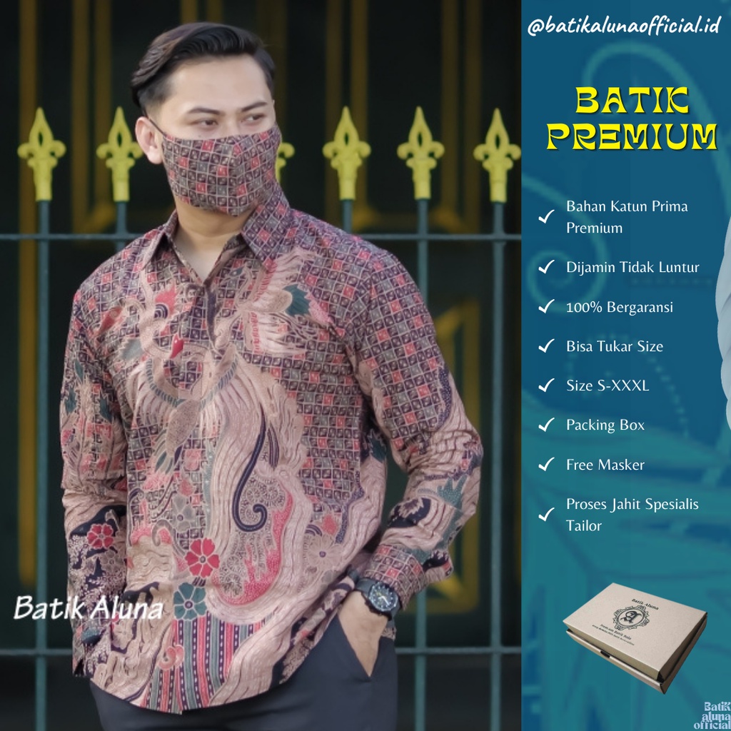 Jual KEMEJA BATIK KONDANGAN PRIA PREMIUM LENGAN PANJANG REGULAR ATASAN BATIK PREMIUM PRIA COWO ...