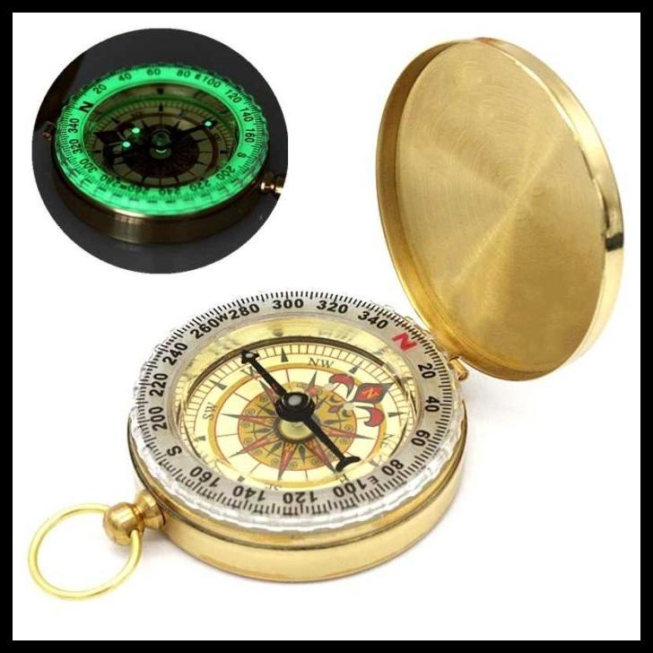 Jual Vintage Kiblat Kecil I Petunjuk Arah Sholat Poet Compass | Shopee ...