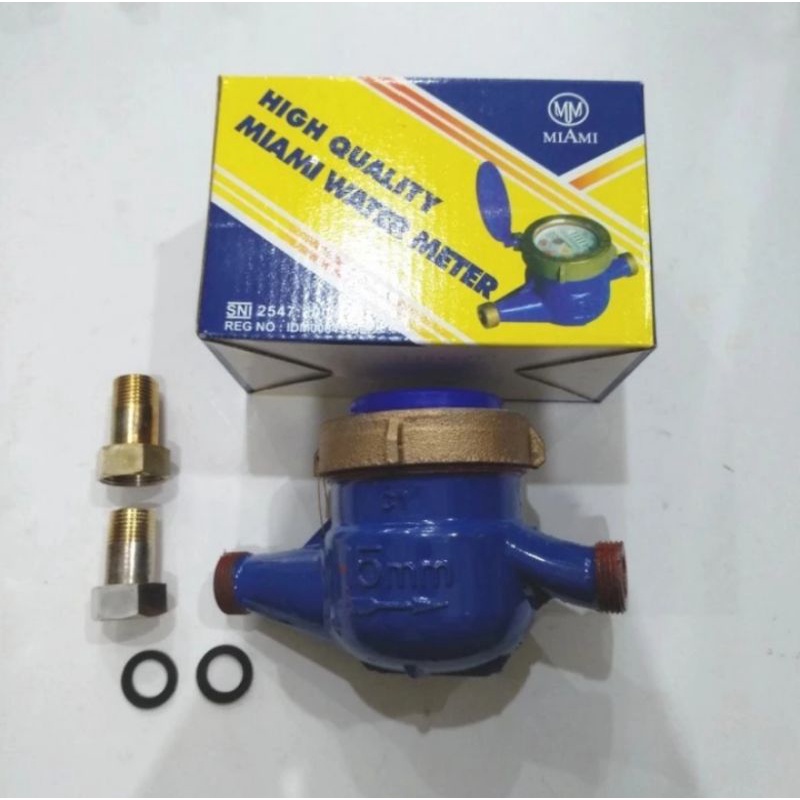Jual Meteran Air Miami 1/2 inch / Water Meter Air | Shopee Indonesia