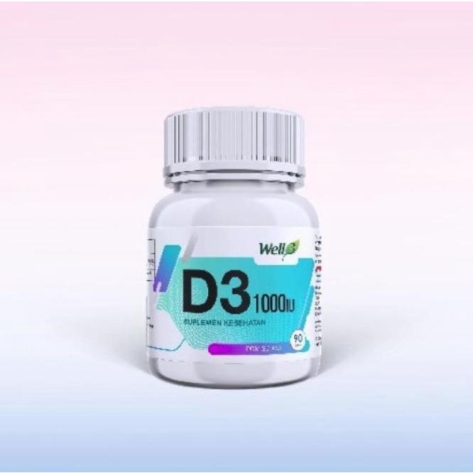 Jual Now- Cni Well3 D3 1000Iu Vitamin D Asli Original Kemasan Botol Isi ...