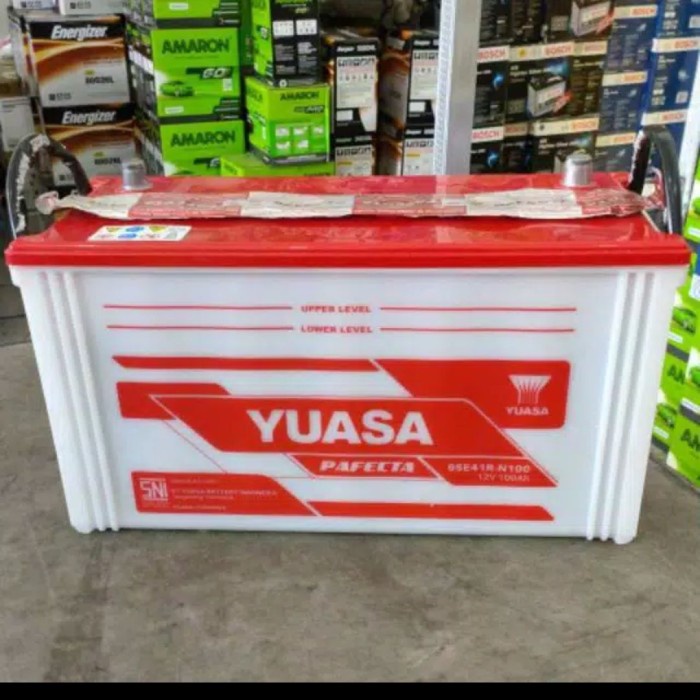 Jual Aki Accu Basah N100 12V 100AH 100Amper Yuasa Pafecta | Shopee Indonesia