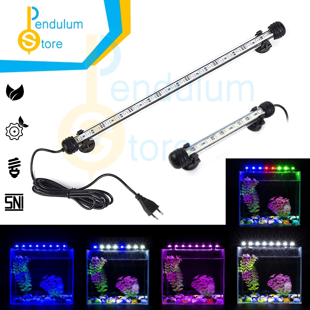 Jual Lampu Aquarium LED Submersible Light Waterproof IP68 Lampu Hias ...