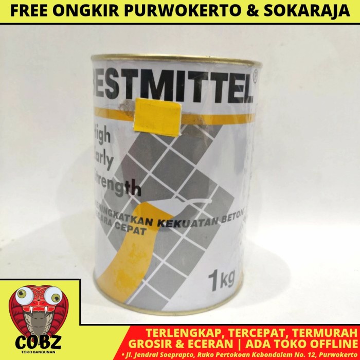 Jual BESTMITTEL OBAT COR PENGUAT PENGERAS BETON 1 KG PER KALENG ...