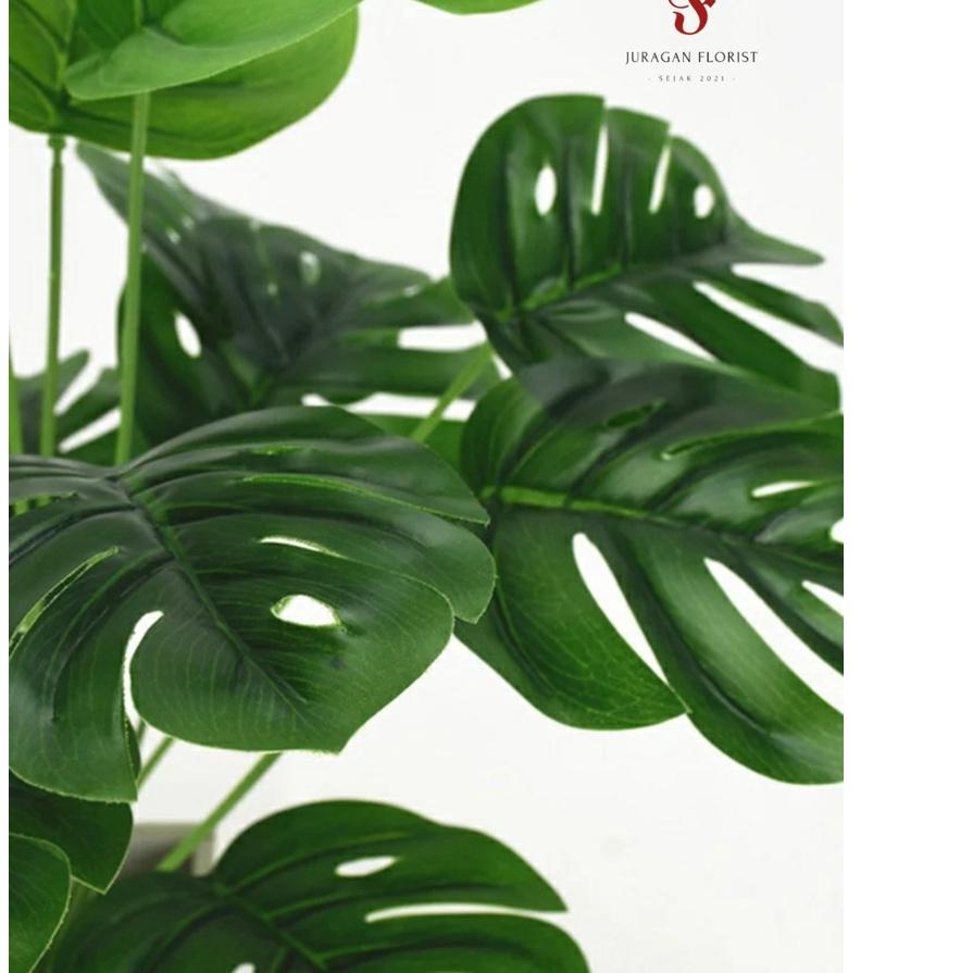 Jual Terjamin DAUN MONSTERA 5818 BESAR /TANAMAN HIAS ARTIFISIAL BUNGA ...