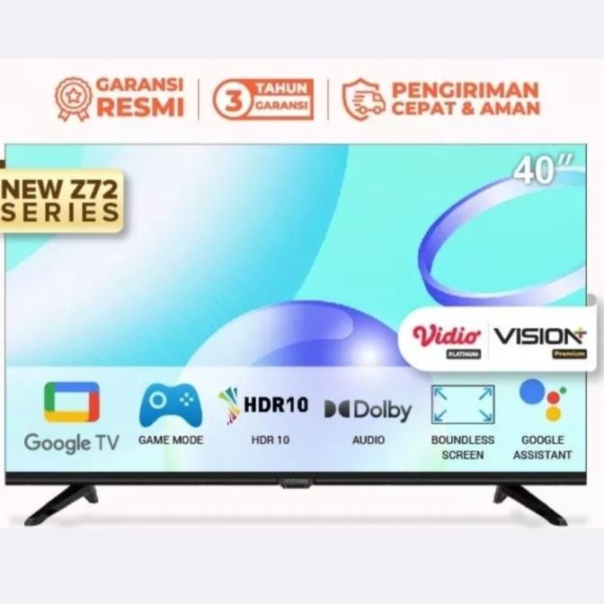 Jual Coocaa 40Z72 40 Inch Google TV Smart TV | Shopee Indonesia