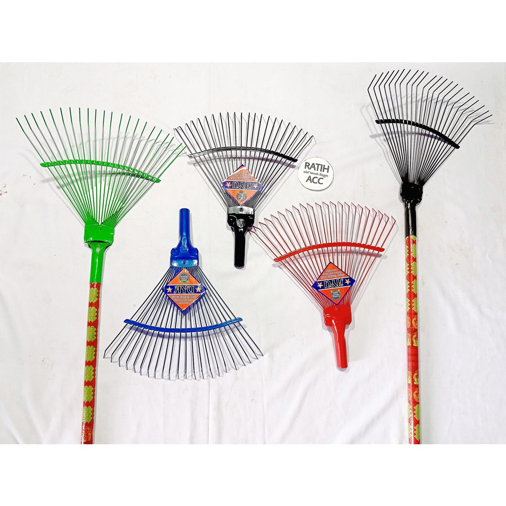 Jual SAPU GARUK DAUN BESI ANTI KARAT PATAH TAMAN GAGANG KAYU HALAMAN ...