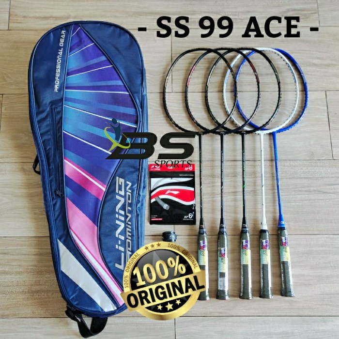 Jual Raket Raket Badminton Raket Lining Super Series Ss 99 Ace Original ...