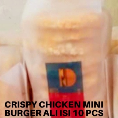 Jual MINI CRISPY CHICKEN BURGER | Shopee Indonesia