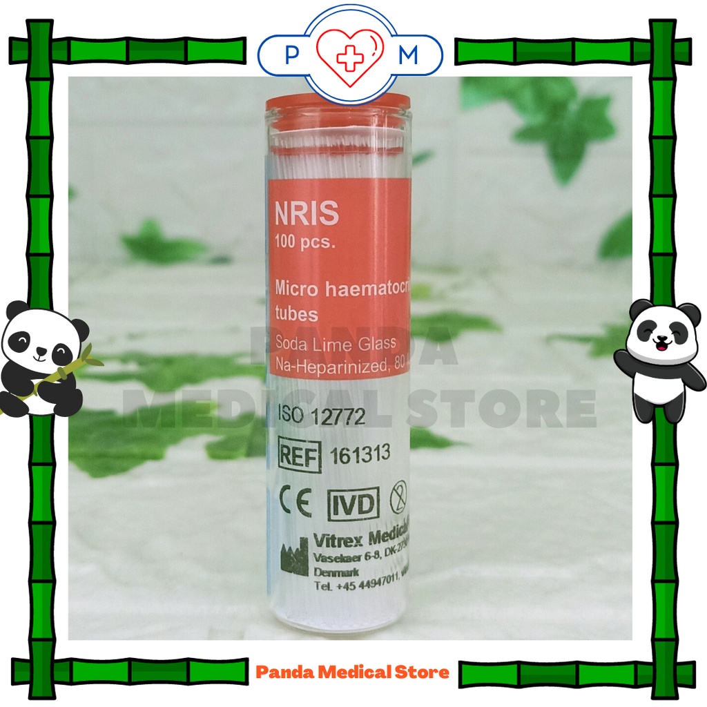 Jual Tabung Micro Haematocrit / Hematokrit isi 100 Pcs Vitrex | Shopee ...