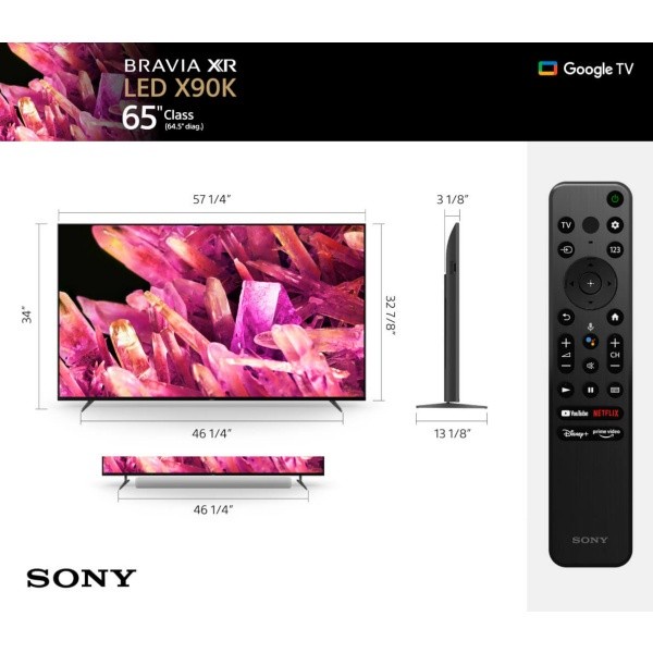 Jual SONY Bravia LED XR65 X90K 4K HDR Google TV 65 Inch | XR65X90K ...