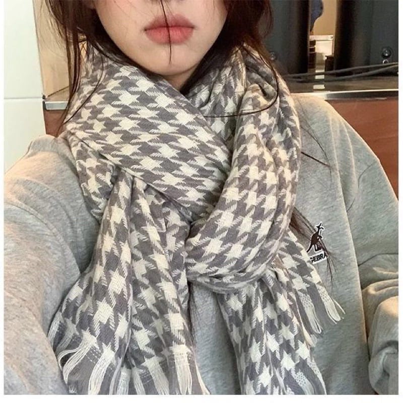 Jual CAHAYA Syal Korea Scarf Wool Cashmere Immitation Fashion Winter ...