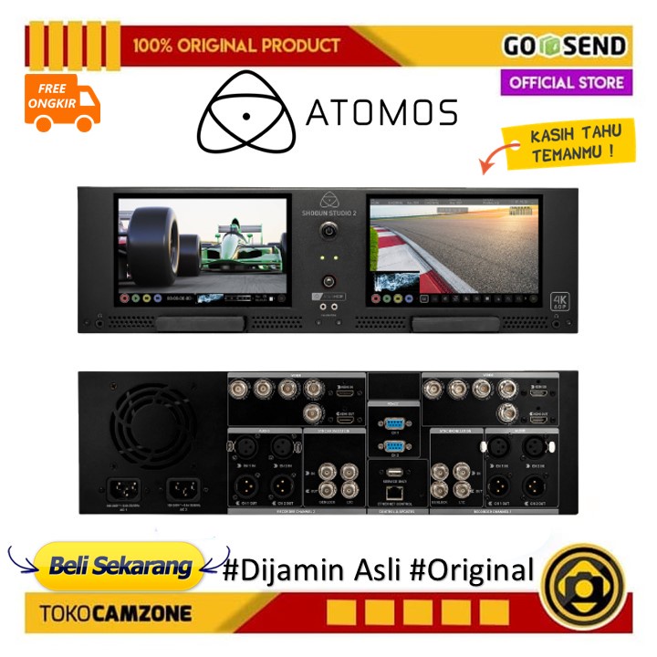 Jual Atomos Shogun Studio II Rackmount 4K Dual Recorder & Monitor (3RU) | Shopee Indonesia