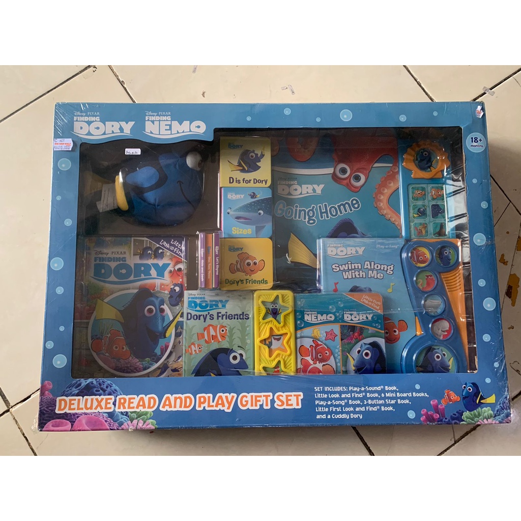 Jual BA Act Deluxe Read And Play Gift Set edisi Finding Nemo | Shopee ...