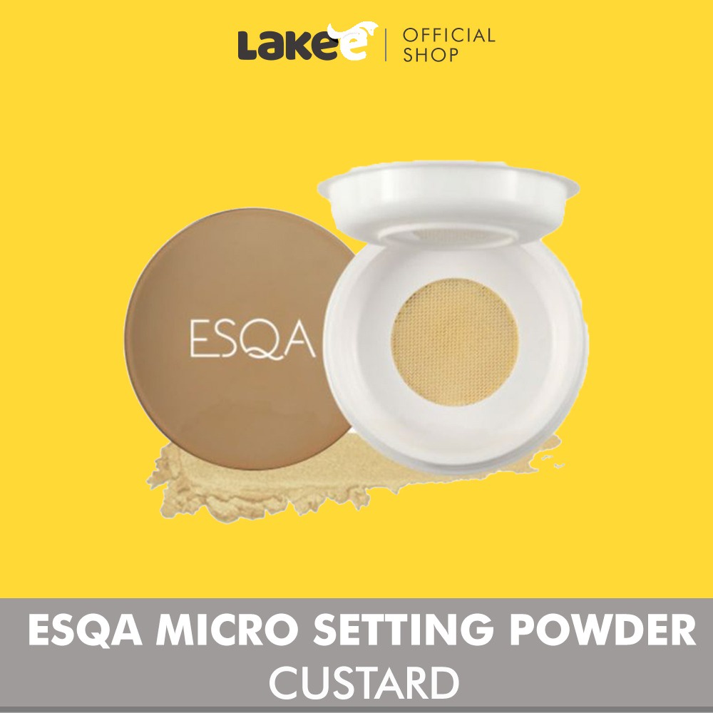 Jual ESQA Flawless Micro Setting Powder – Custard Bedak | Shopee Indonesia
