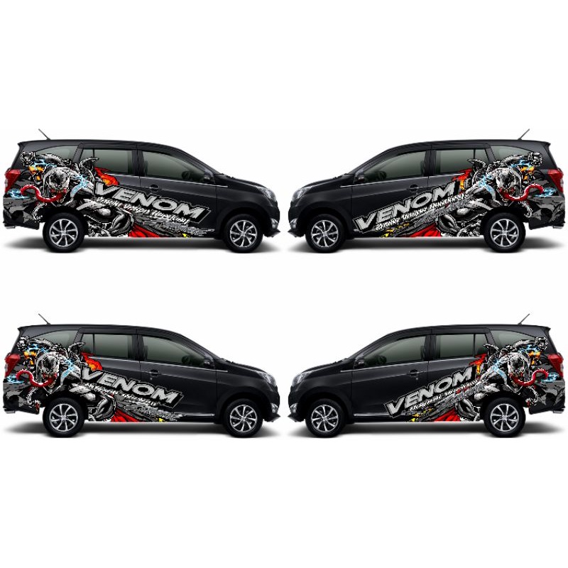 Jual Striping sticker Decal mobil sigra calya avanza xenia cutom nama ...