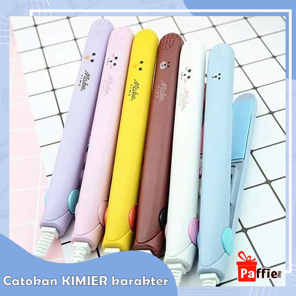 Jual Catokan KIMIER karakter Mini Catok Rambut 2in1 Curly Ion Lurus ...