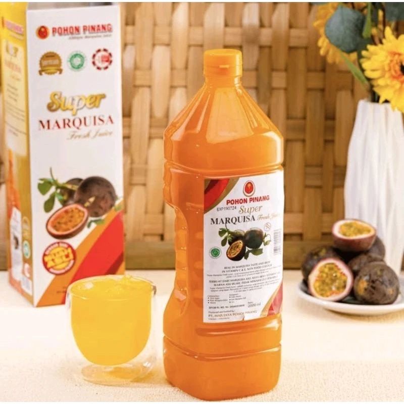 Jual Sirup markisa Pohon Pinang markisa 2 Liter 2000ml markisa medan ...