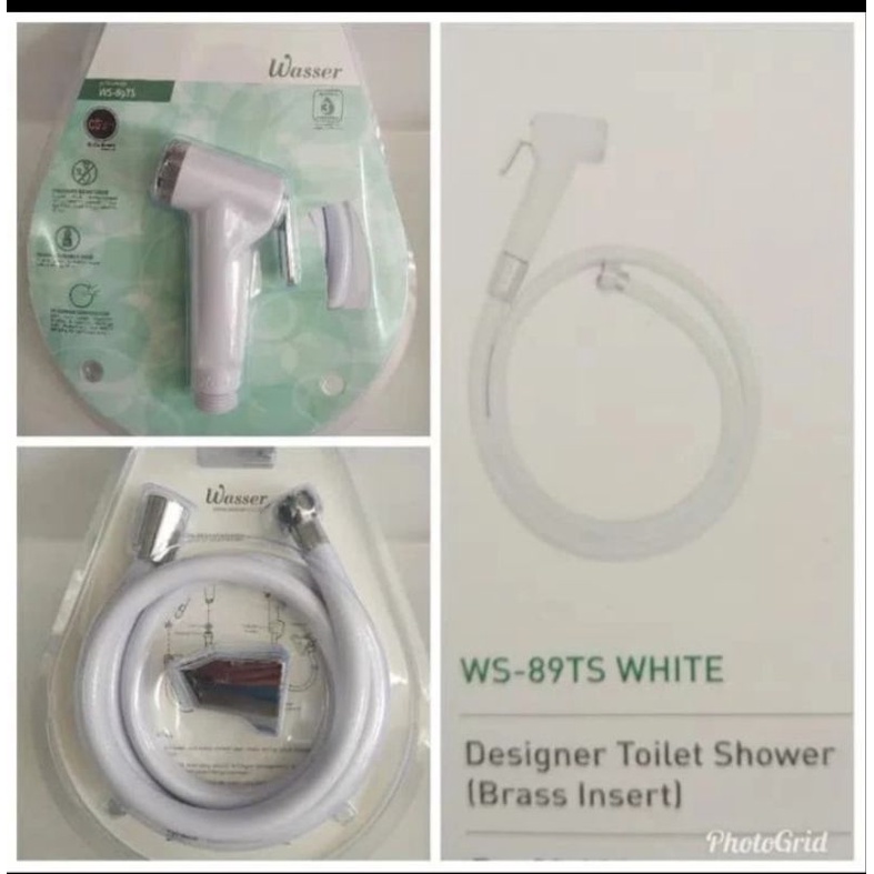 Jual Toilet Shower Wasser Original WS 89 Ts Putih dan Ivory Jet shower ...