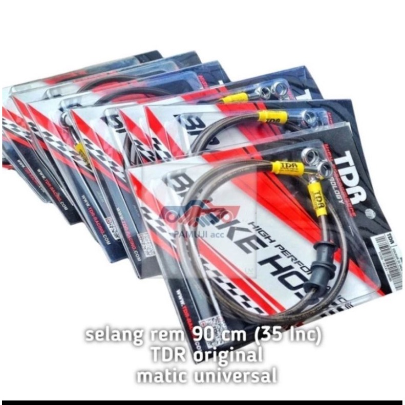 Jual kabel selang rem TDR 90 cm 35 inc NEW NMAX AEROX VARIO BEAT dll ...