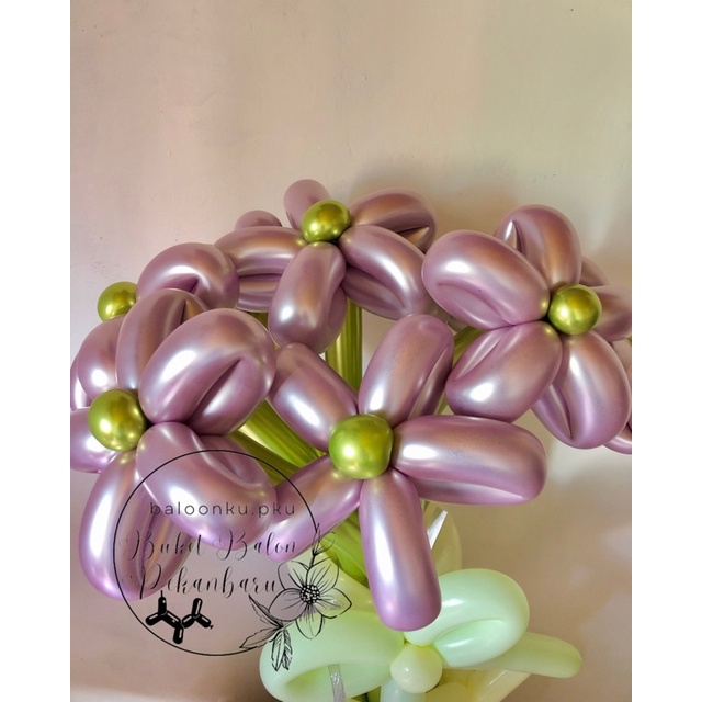 Jual BUKET BUCKET BALON BUNGA / FLOWER BALOON BOUQUET TANGKAI PANJANG ...