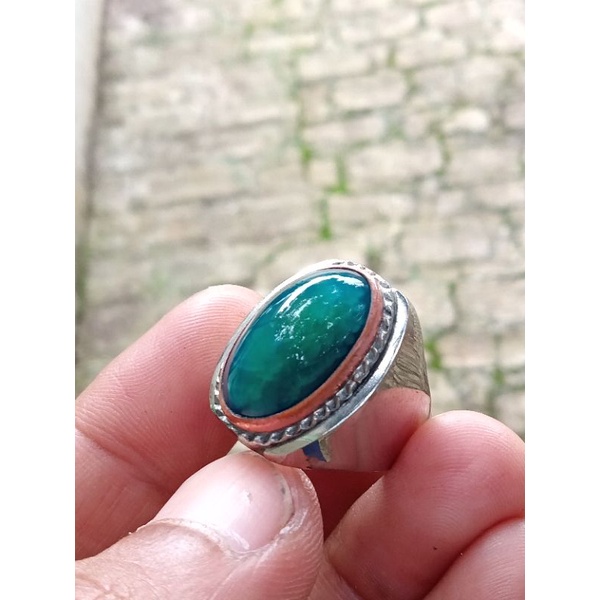 Jual pandan ijo lumut size kantoran ring 8 | Shopee Indonesia