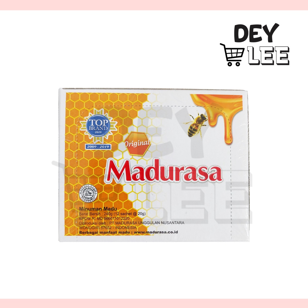 Jual MADURASA Minuman Madu Original per box (12 sachets x 20gr) | Shopee Indonesia