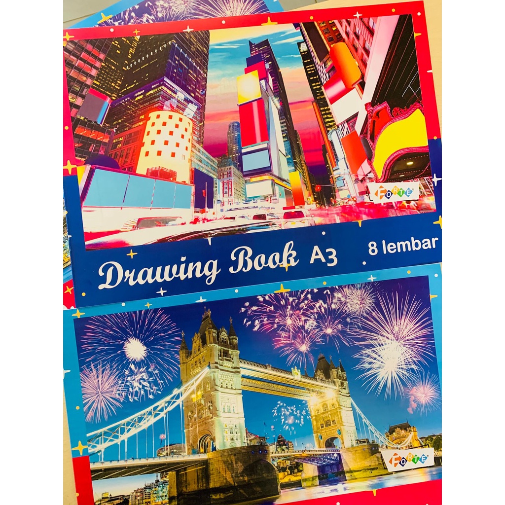Jual Buku gambar FORTE uk. A3 isi 8 Lembar | Shopee Indonesia