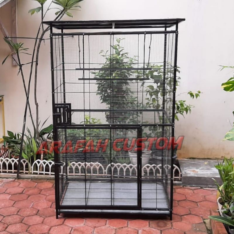 Jual Sangkar Kandang Burung Ternak Koloni Aviary Besi Jumbo Burung ...