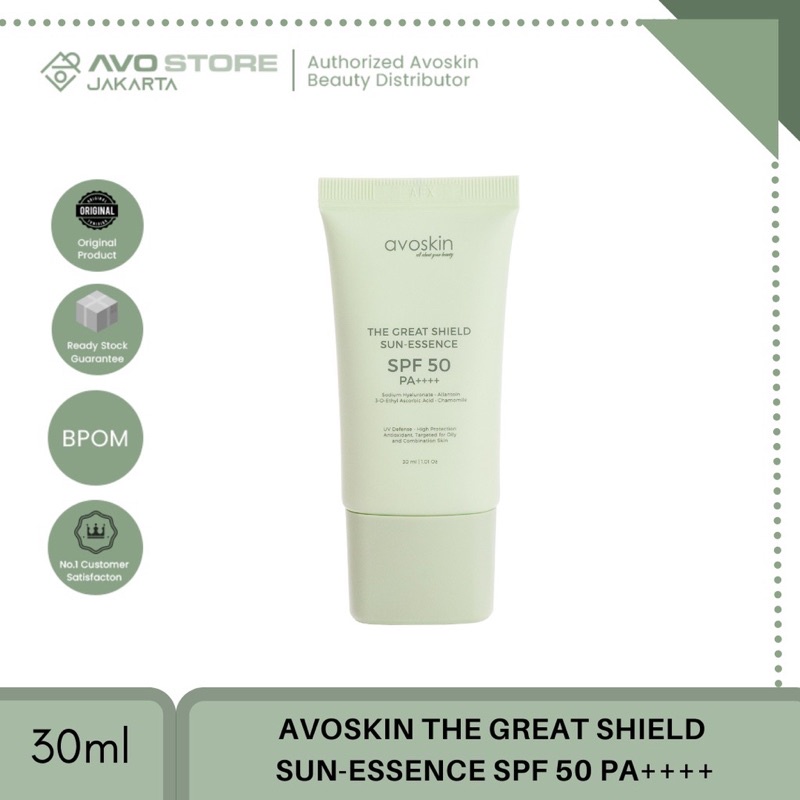 Jual Avoskin The Great Shield SUN-ESSENCE SPF 50 PA++++ | Shopee Indonesia