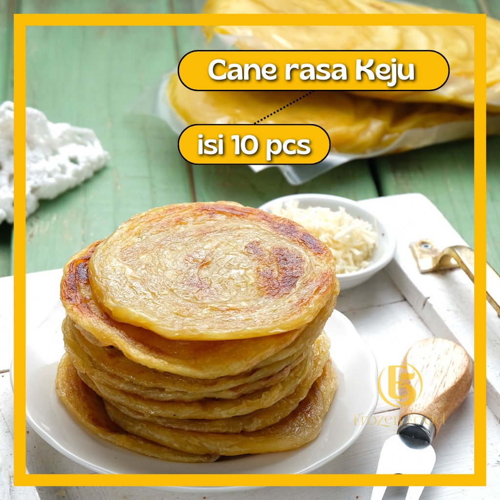 Jual [COD] Roti Maryam Keju isi 10 Pcs / Roti Cane Keju / Canai Frozen ...