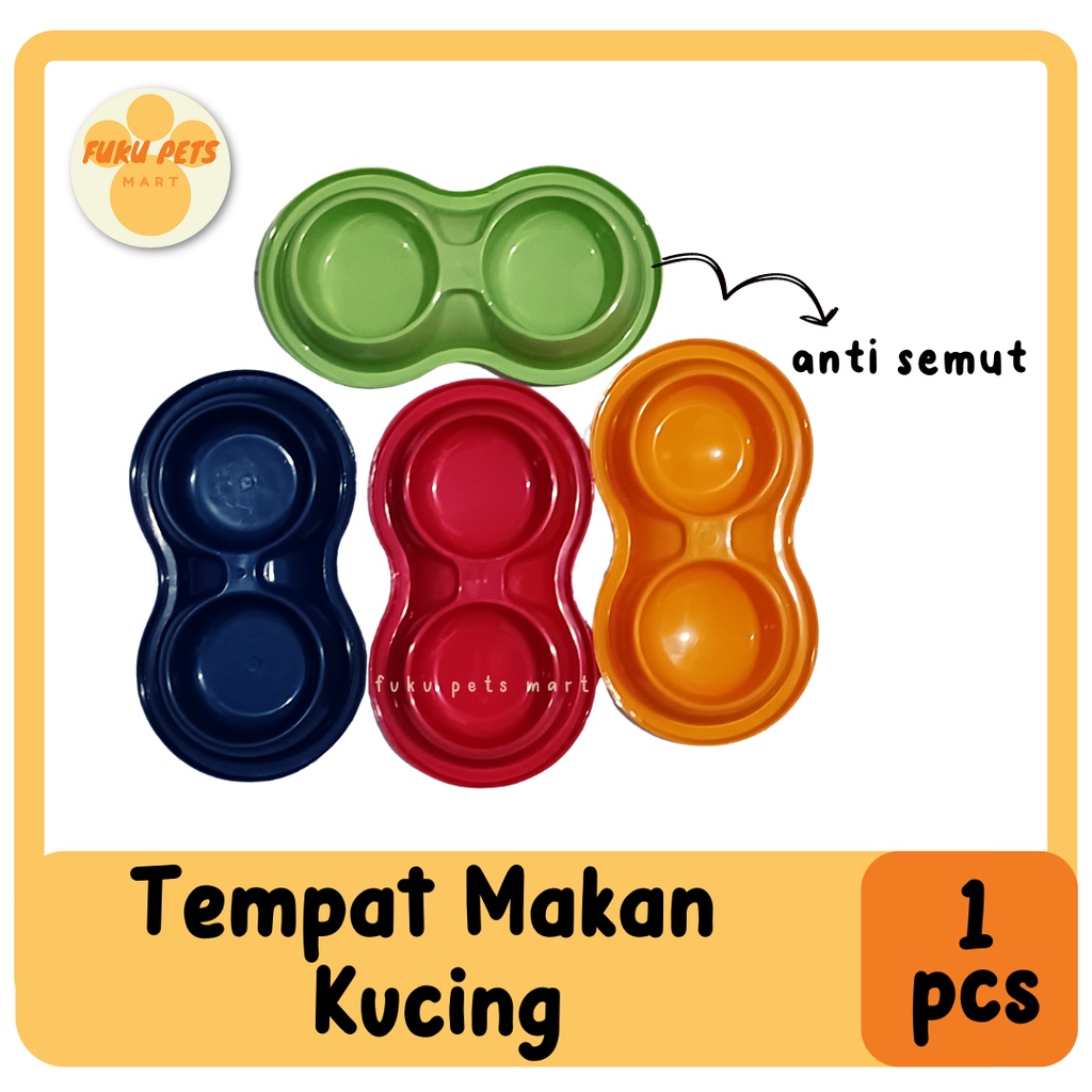 Jual Wadah Makanan Kucing Double / Cat Bowl / Tempat Mangkok Makan ...