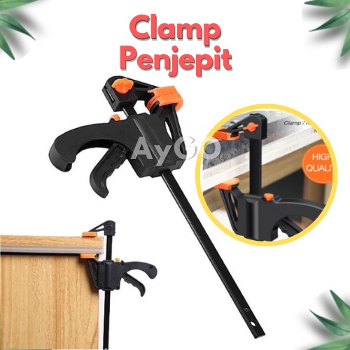 Jual CLAMP F / PENJEPIT KAYU / KLEM F / CATOK PENJEPIT / WoodWorking ...