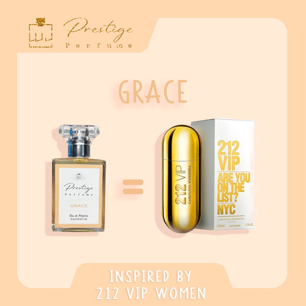 Jual PRESTIGE PERFUME GRACE BY 212 VIP WOMEN ( EAU DE PERFUME ...